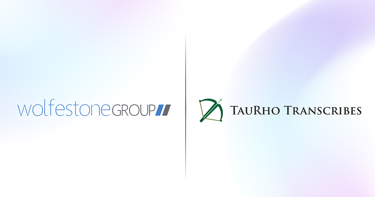 Wolfestone’s Acquisition of TauRho Transcribes a… | Wolfestone UK